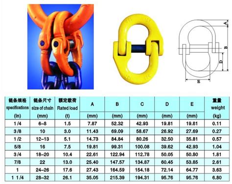 链条连接环和调节器 泰州市浦泰索具有限公司