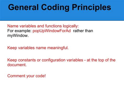 Roundarch Isobar Java Script Coding Standards Ppt