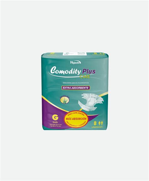 PaÑales Comodity Plus Care G 8u Nutrimedical
