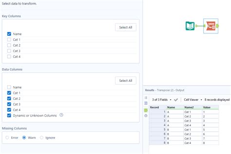 Solved Transposing Columns Alteryx Community