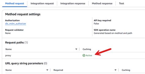 Amazon Web Services Unable To Turn Off Caching In Api Gateway Stack Overflow