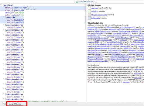 Missing Permissions Required By Android Permission 添加了权限还提示缺少权限 Missing