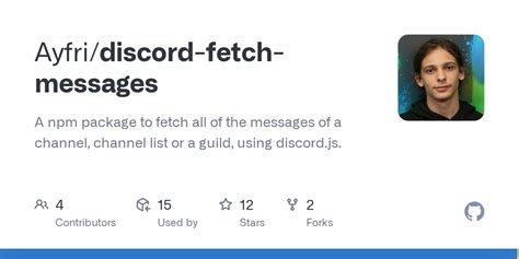 GitHub Ayfri Discord Fetch Messages A Npm Package To Fetch All Of