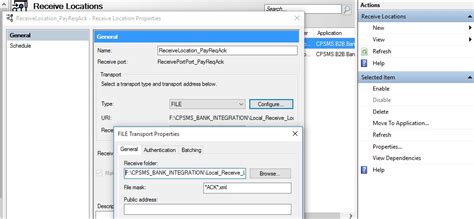 BizTalk Two Receive Location URI Receive Folder Can Not Be Same