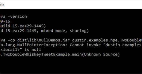 Inspired By Actual Events Better NullPointerException Messages