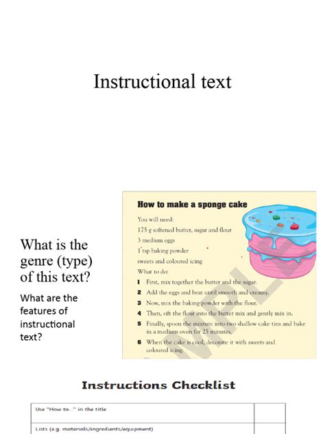 Instructional Text Pdf