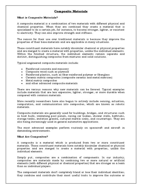 What Is Composite Materials Pdf Composite Material Fibers