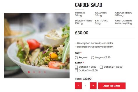 WooCommerce Food Ordering Extension WP Solver