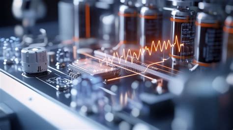 Precision Biomedical Instrumentation And Amplifier Close Up View Stock