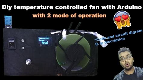 Arduino Temperature Based Fan Speed Controller Atall Diy Youtube