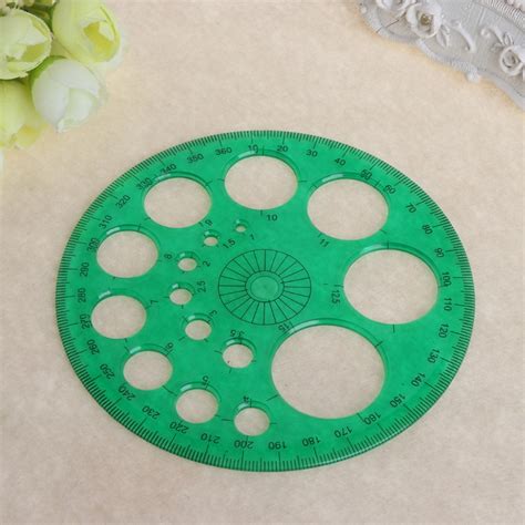 360 Degree Protractor All Round Ruler Template Cir Vicedeal
