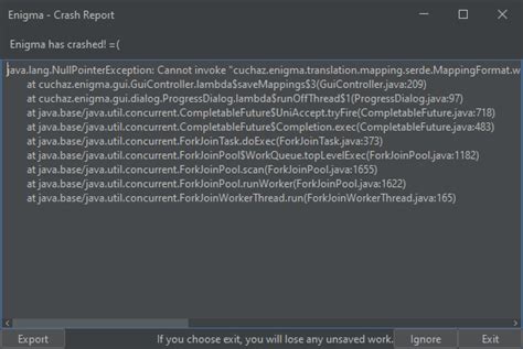 Enigma Crashes When Saving For The First Time From The Unsaved Changes Dialog Issue