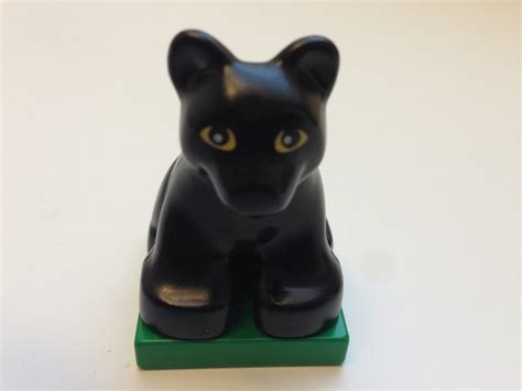 Lego Duplo Schwarzer Panther Standfuß Pracht Steine De