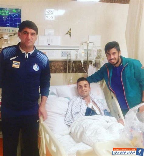 بهزاد غلامپور ؛ عیادت بهزاد غلامپور از سجاد آشوری بازیکن گل‌گهر