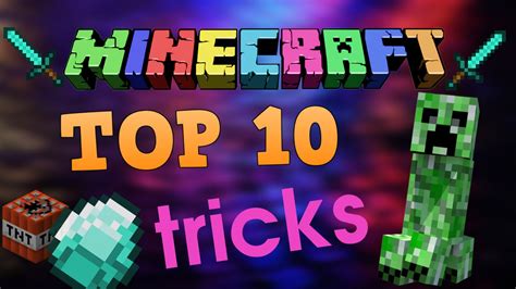 Minecraft Top 10 Tricks Youtube