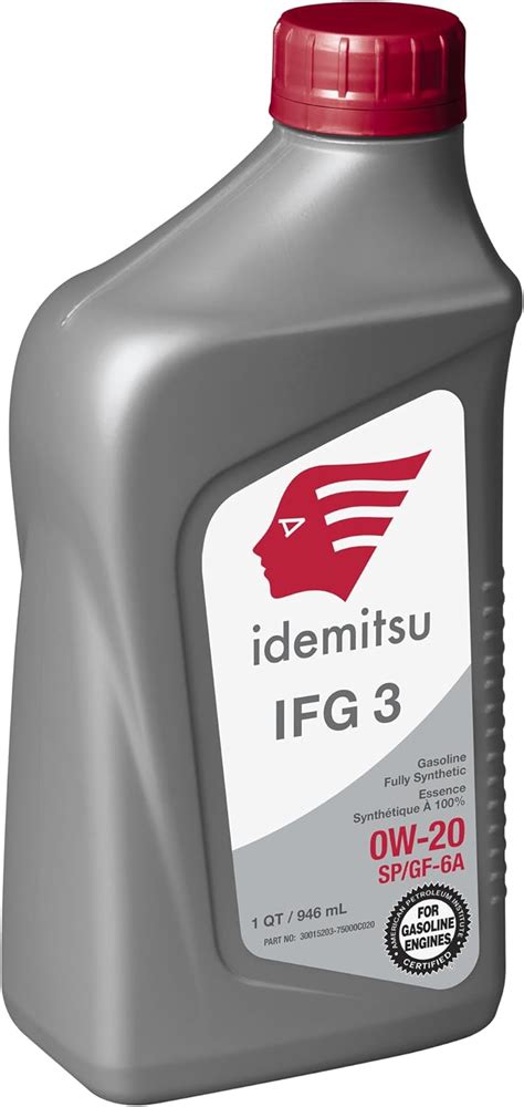 Amazon.com: Idemitsu 0W-20 Full Synthetic Oil - 1 Quart IFG3 0W20 SP/GF ...