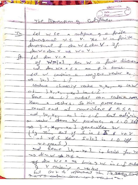 Pm Maths H2yr Ring Theory Linear Algebra Compressed Pdf