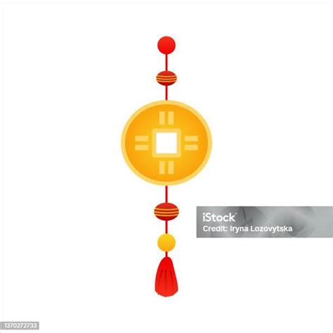 흰색 배경에 고립 된 금화와 중국 부적 또는 마스코트 만화 스타일의 음력 새해 요소 0명에 대한 스톡 벡터 아트 및 기타 이미지 0명 공휴일 금색 Istock