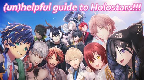 Un Helpful Guide To Holostars Youtube