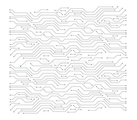 Abstract Technology Background Circuit Board Pattern Futuristic