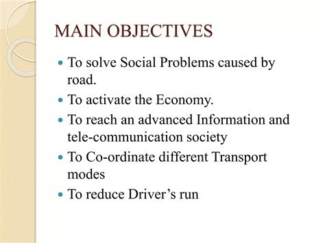 Intelligent Transportation System Ppt