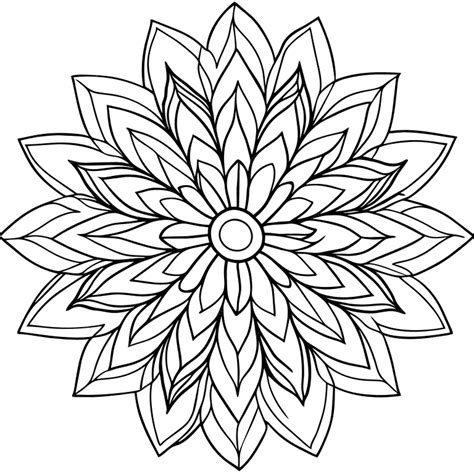 Premium Vector Mandala Coloring Book For Adults Digital Vector