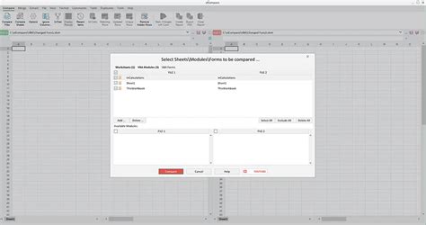 Vba Diff Tool Compare Vba Code And Forms In Excel Files