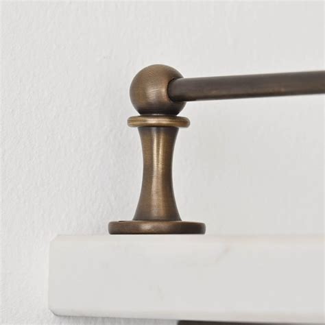 Classic Gallery Shelf Rail Aged Brass Gallery Shelves Aged Brass Gallery