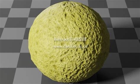 清洁海棉贴图 Blender材质球纹理贴图模型下载 Blender3d模型库