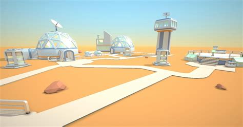 Low Poly Planet Base 3d 科幻 Unity Asset Store Low Poly Planet Base 3d 科幻 Unity Asset Store