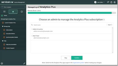 Setting Up The Analytics Plus Application Servicenow