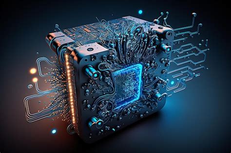 Premium Ai Image Abstract Futuristic Cloud Computing Technology