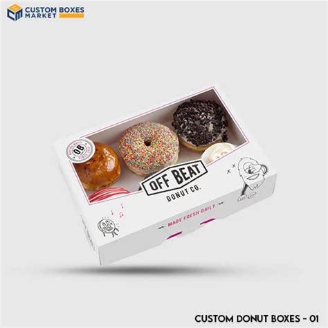 Custom Donut Boxes Wholesale Doughnut Packaging Boxes