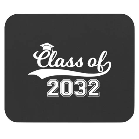 Class Of 2032 Graduation 100th Day Of School Grad 2032 Mouse Pads Sold
