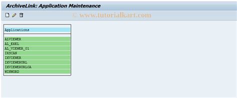 Oaa4 Sap Tcode Sap Archivelink Applic Maintenance Oaa4 Sap Tcode Sap Archivelink Applic Maintenance