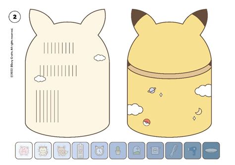 Squishy Book Pikachu Kartu Pop Up Rumah Kertas Boneka Kertas