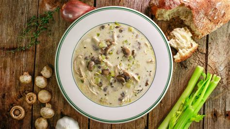 Cream Of Chicken And Roasted Garlic Soup Recipe Rachael Ray Show