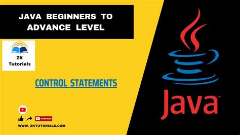 12 Control Statements Java Tutorials For Beginners Youtube