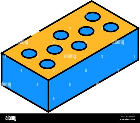 Silicate Brick Icon Color Illustration Stock Vector Image And Art Alamy