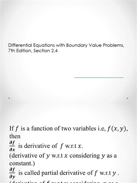 4 First Order Odes Exact Pdf Ordinary Differential Equation Mathematical Physics