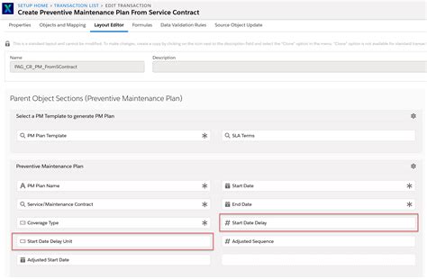 Configuring Delay PM Plan Creation