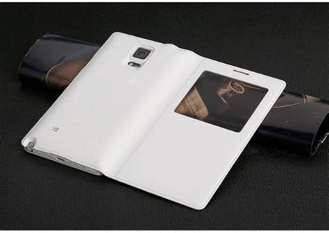 Флип чехол для Galaxy Note 4 (S View Cover) с окошком