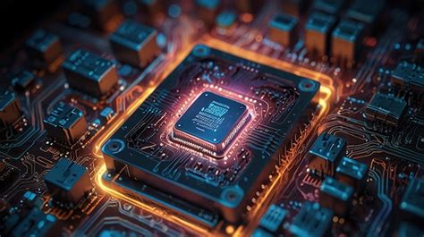Premium Photo Abstract Technology Circuit Design Cpu Motherboard Of A Computer Board And