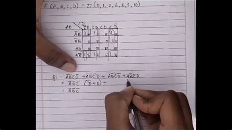 K Map 4 Variable K Map Explanation Kmap Booleanalgebra Youtube