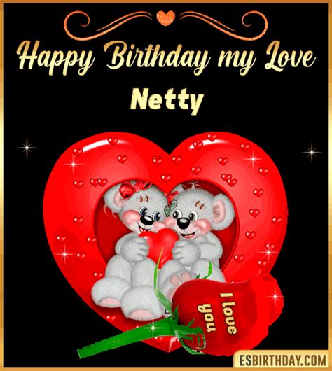 Happy Birthday Netty  🎂 Images Animated Wishes【28 S】