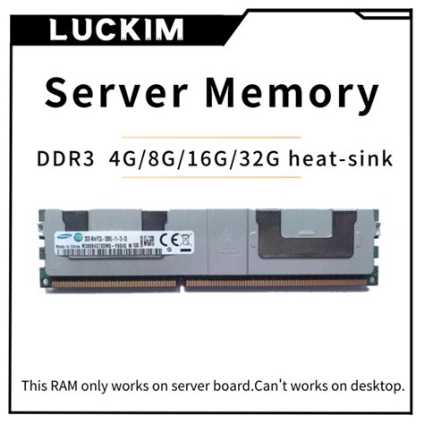 Server Part DDR G MHZ Heatsink R REG ECC Server Memory SEC MT HY SK NY Brand Random