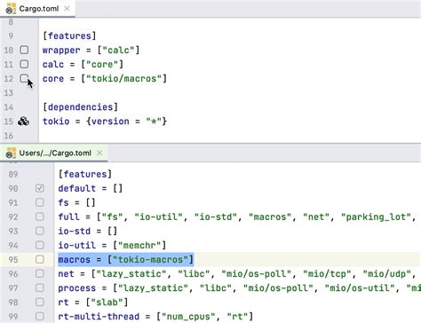Intellij Rust New Functionality For Cargo Features The Clion Blog