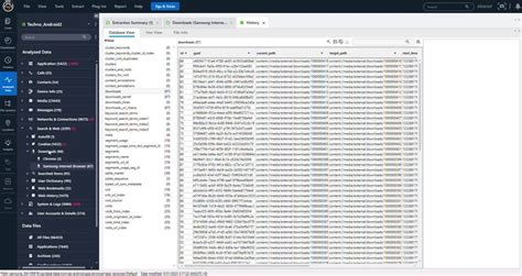 accessing browser history downloads with cellebrite physical analyzer