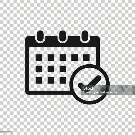 플랫 스타일의 캘린더 아이콘입니다 흰색 격리 된 배경에 의제 벡터 그림입니다 플래너 비즈니스 개념을 예약합니다 계획에 대한 스톡 벡터 아트 및 기타 이미지 Istock