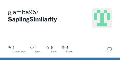 Github Giamba95saplingsimilarity